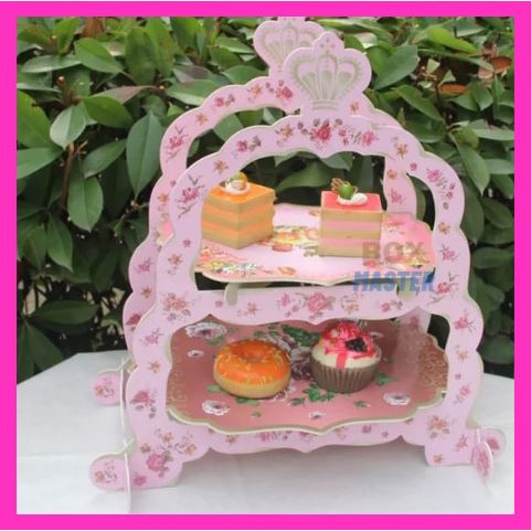 Jual Tempat Cupcake Piring Kue Tempat Kue Cup Muffin Cupcake Stand Hiasan Cake Ulang Tahun ...