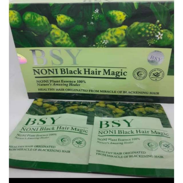 Jual BSY NONI BLACK HAIR MAGIC | Shopee Indonesia