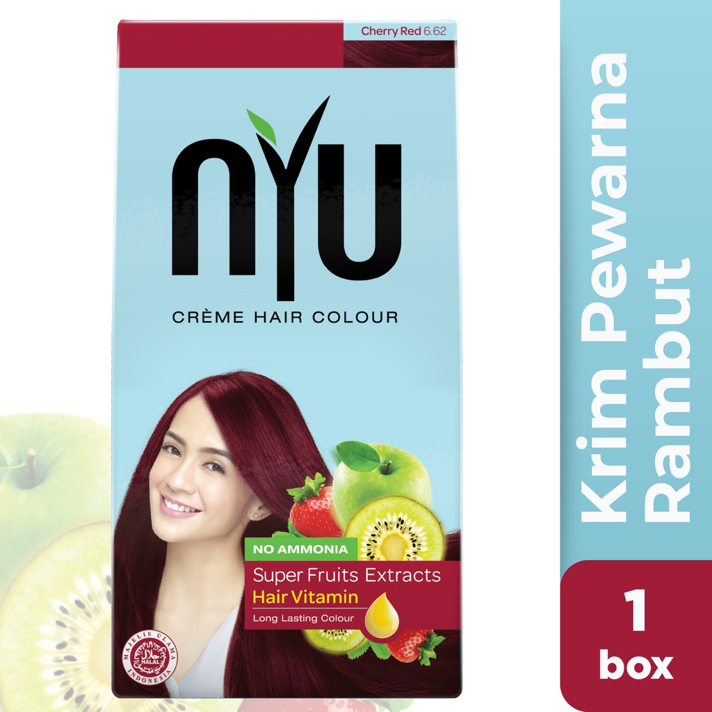 Jual NYU Creme Hair Colour Cherry Red - Pewarna Rambut | Shopee Indonesia