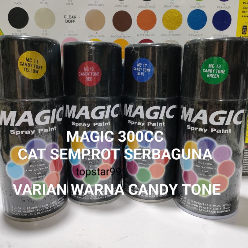 Jual MAGIC Spray Paint Cat Semprot Serbaguna 300cc Ready Berbagai ...