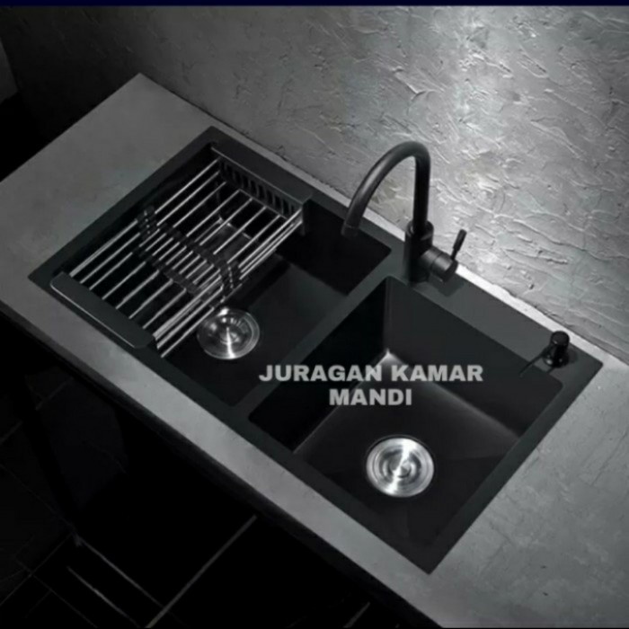 Jual Wastafel - Kitchen Sink Black/8245 /Bak Cuci Piring Hitam ...