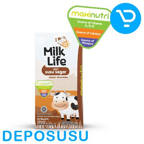 Jual SUSU UHT MILK LIFE 115 ML ALL VARIAN | Shopee Indonesia