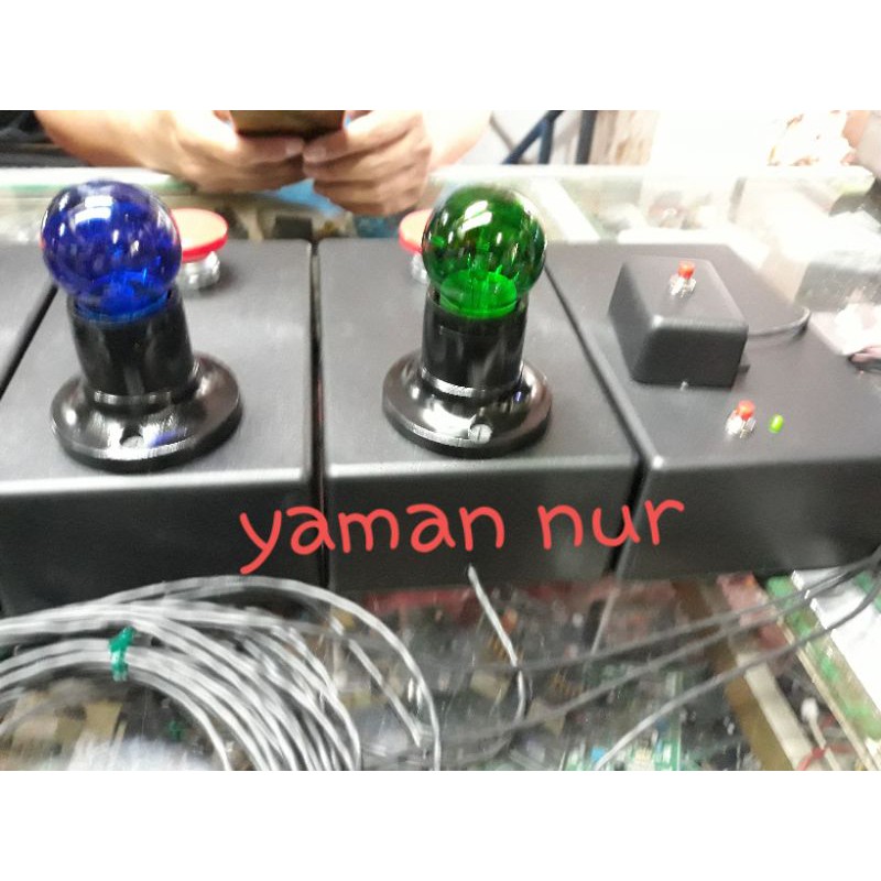 Jual tombol bell cerdas cermat 4 regu 4 group tanpa riset | Shopee ...