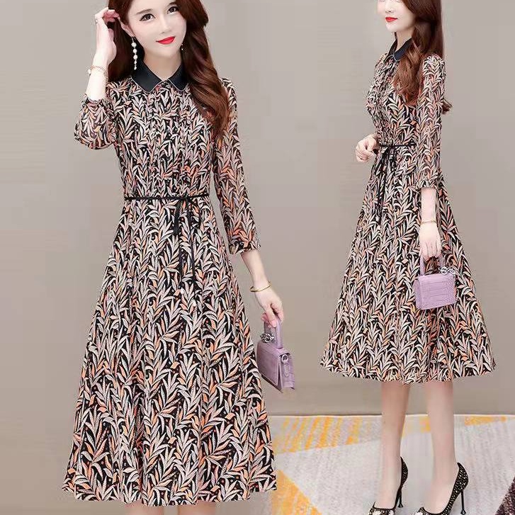 Jual dress korea/midi dress/long dress/dress korean style wanita/korean dress/dress korean style ...