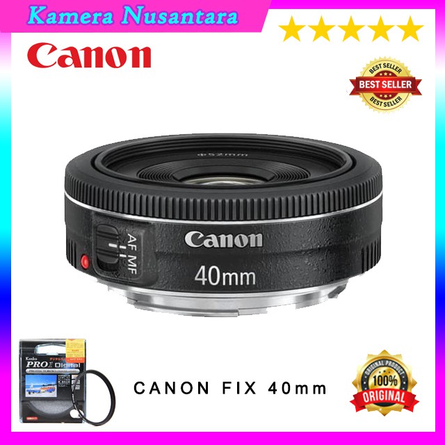 Jual LENSA CANON EF 40MM F2.8 STM / CANON 40MM - ORIGINAL | Shopee Indonesia