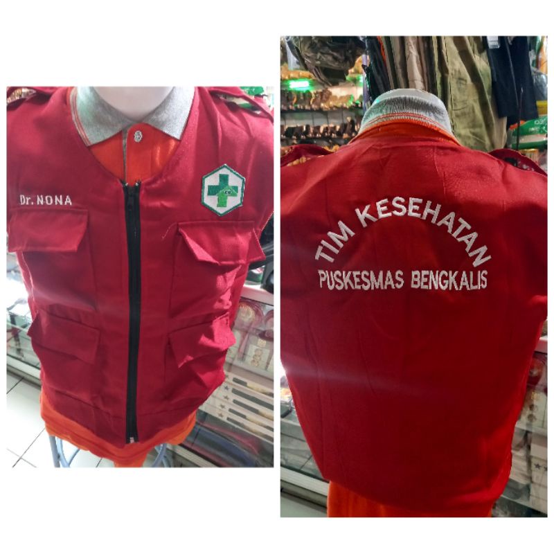 Jual rompi puskesmas#rompi tim medis#rompi kader kesehatan | Shopee ...