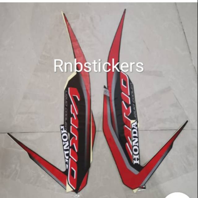Jual Stiker striping stripping motor honda vario 125 2019 hitam lis ...