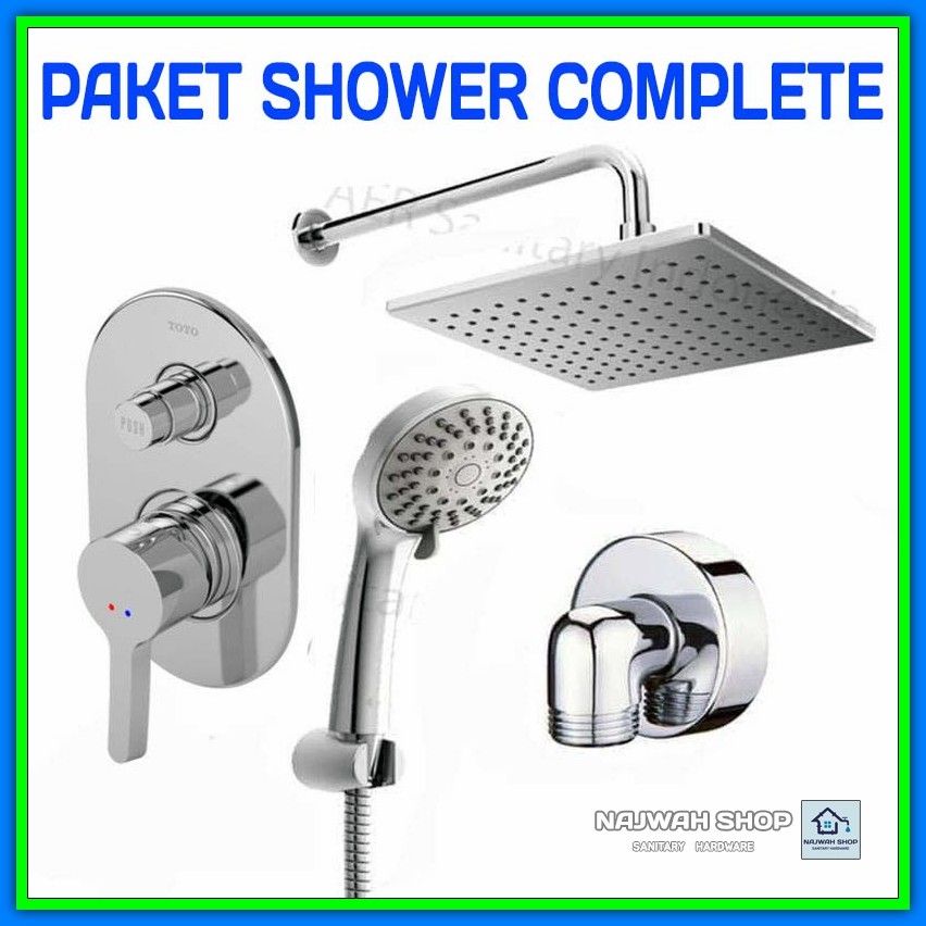 Jual Shower Set Kran Tanam Toto TX442SPN Wall & Hand Shower WS 19 & YSH ...