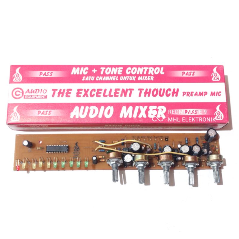 Jual Audio Mixer Mic Plus Tone Control PASS SP 019 | Shopee Indonesia
