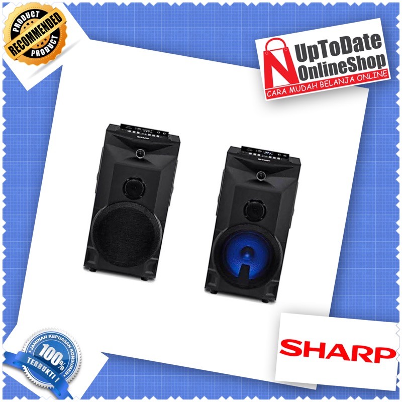 Jual SPEAKER AKTIF 10INCH SHARP CBOX-PRO10UBB BLUETOOTH LOW WATT ...