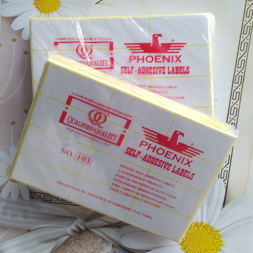 Jual LABEL UNDANGAN LABEL NAMA LABEL 103 PHOENIX | Shopee Indonesia
