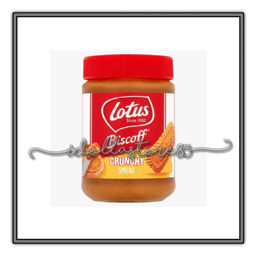 Jual LOTUS BISCOFF CRUNCHY SPREAD - SELAI LOTUS BISCOFF | Shopee Indonesia