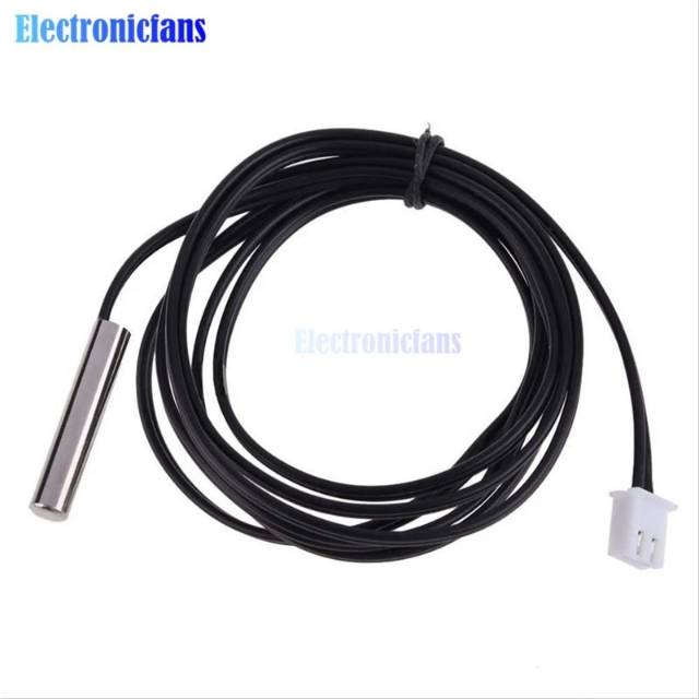 Jual Ntc Thermistor Temperature Sensor Waterproof Probe 1m 3m Kabel Sensor Thermostat Digital