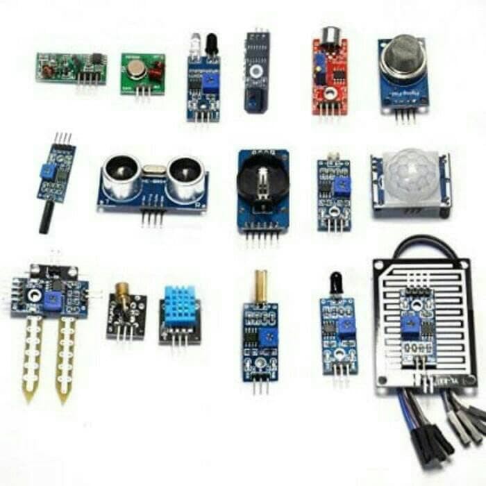 Jual Hiz 16 in 1 Modules Sensor Kit Arduino UNO R3 Mega2560 Raspberry pi AF26 Zeki.co | Shopee ...