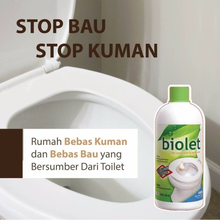 Jual BIOLET 500 ML - PENGHILANG BAU TIDAK SEDAP PADA TOILET / WC ...