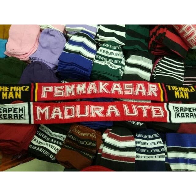Jual Adya Syal PERSIJA PERSIB PERSIPURA AREMA SEMENPADANG PSM MADURA ...