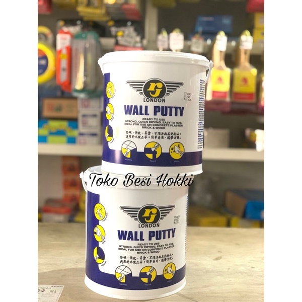 Jual Dempul Tembok / Dempul Wall Putty Rj 5kg | Shopee Indonesia