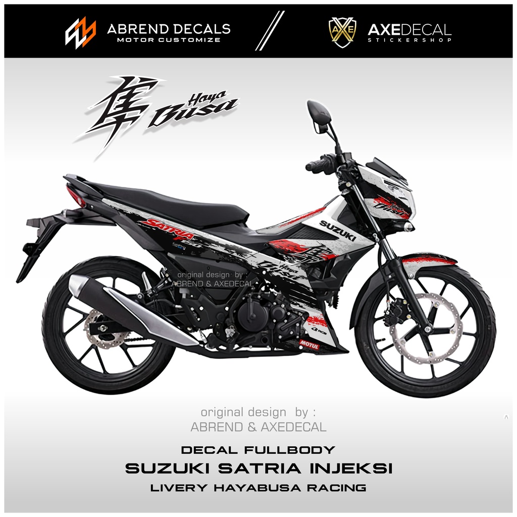 Jual Decal Fullbody Satria Injeksi Hayabusa Racing / Stiker Motor ...