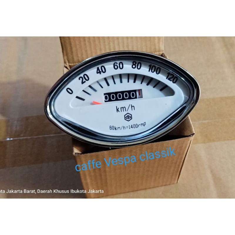 Jual SPIDOMETER / SPEEDOMETER / KILOMETER MOTOR VESPA SUPER / SPRINT TH75 TEBAL / SPIDO VESPA ...