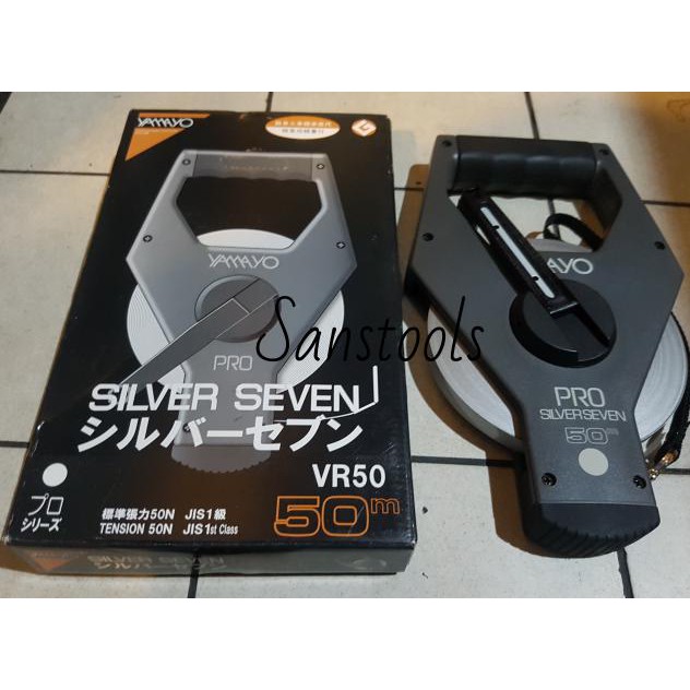 Jual Promo Akhir Tahun Meteran Yamayo Silver Seven 50M Steel Plat Baja ...