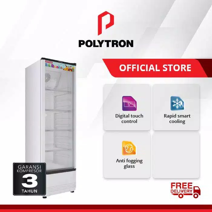 Jual Showcase Polytron SCN230 4 Rak 230 Liter | Shopee Indonesia