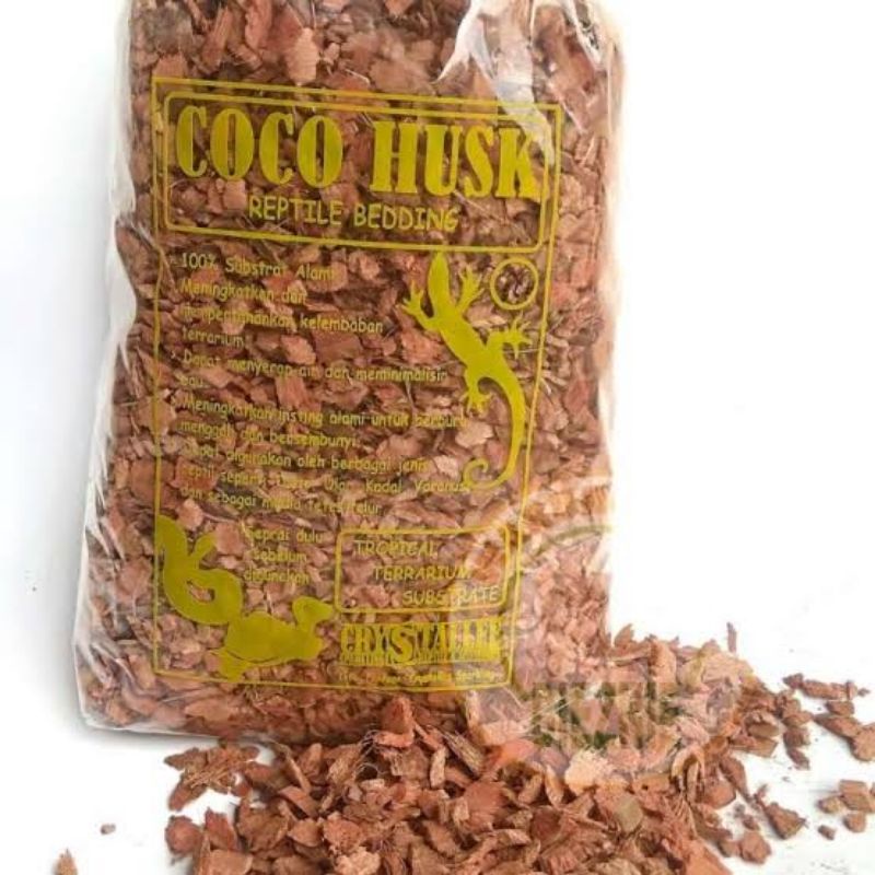 Jual Reptile Beeding CocoHusk Alas Kandang Kura M Cocochips | Shopee ...