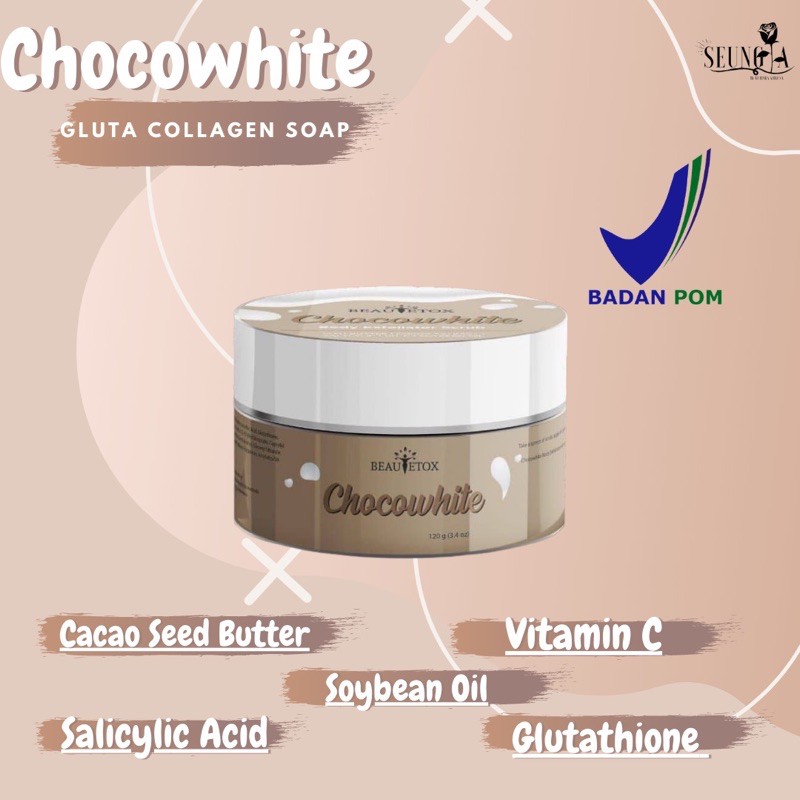 Jual [BPOM] WHITENING BODY SCRUB BY BEAUTETOX (CHOCOWHITE) / LULUR ...