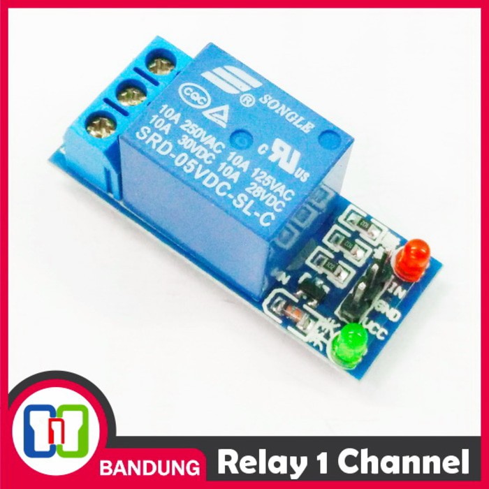 Jual RELAY 5V 1 CHANNEL OUTPUT 250VAC 30VDC 10A MODULE FOR ARDUINO ...