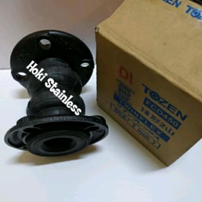 Jual Flexible Tozen 21/2"Inch / Flexibel Rubber Joint Jis 10K (Twin ...