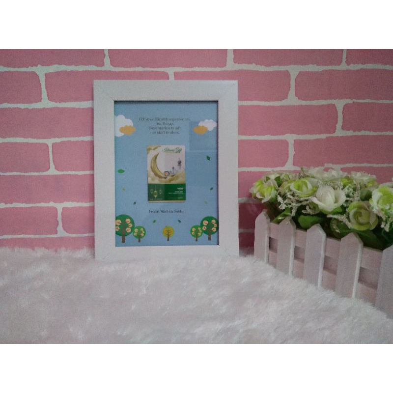 Jual Bingkai Pigura Frame Gift Series Kata Motivasi 4R 5R 6R (Tanpa ...