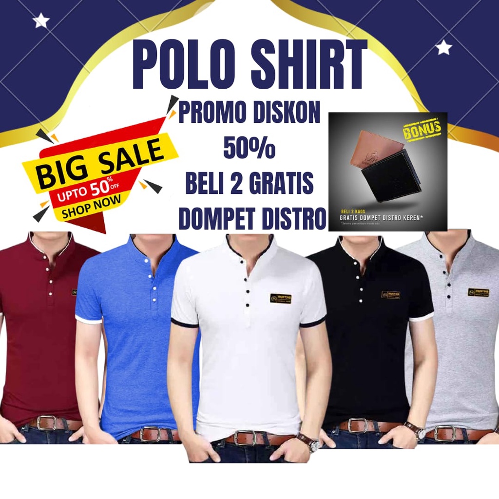 Jual Kaos Polo mf store | Shopee Indonesia