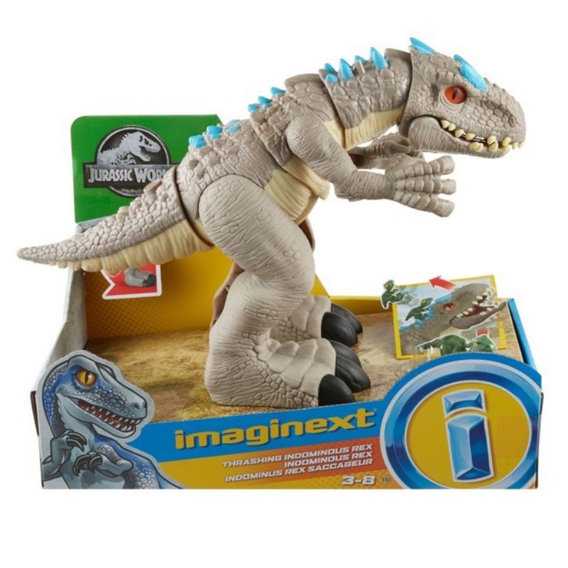 Jual Jurassic World Imaginext Thrashing Indominus Rex GMR16 Action ...