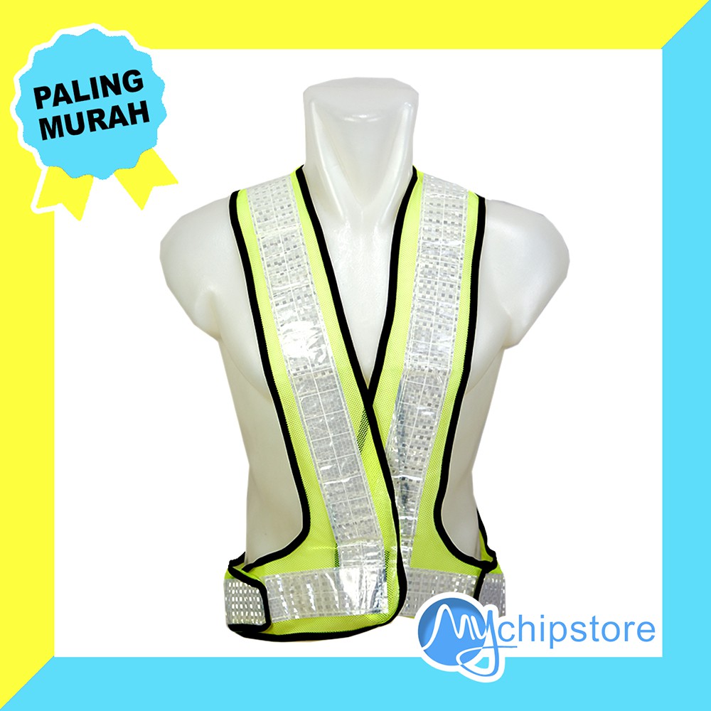 Jual Rompi Proyek Safety Scotlight SAFE-T VEST JARING ORANGE DAN HIJAU ...