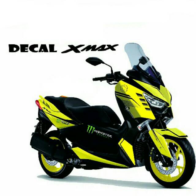 Jual DECAL XMAX YELLOW MONSTER ENERGY FULL | Shopee Indonesia