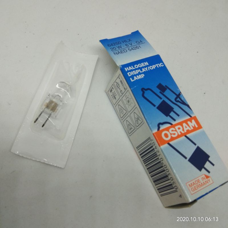 Jual Mikroskop Lamp 6V 20W Osram Microscope Original Lampu Halogen ...