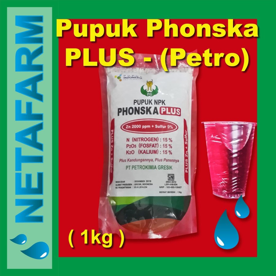 Jual Pupuk Phonska Plus - 1kg ( Non subsidi ) | Shopee Indonesia