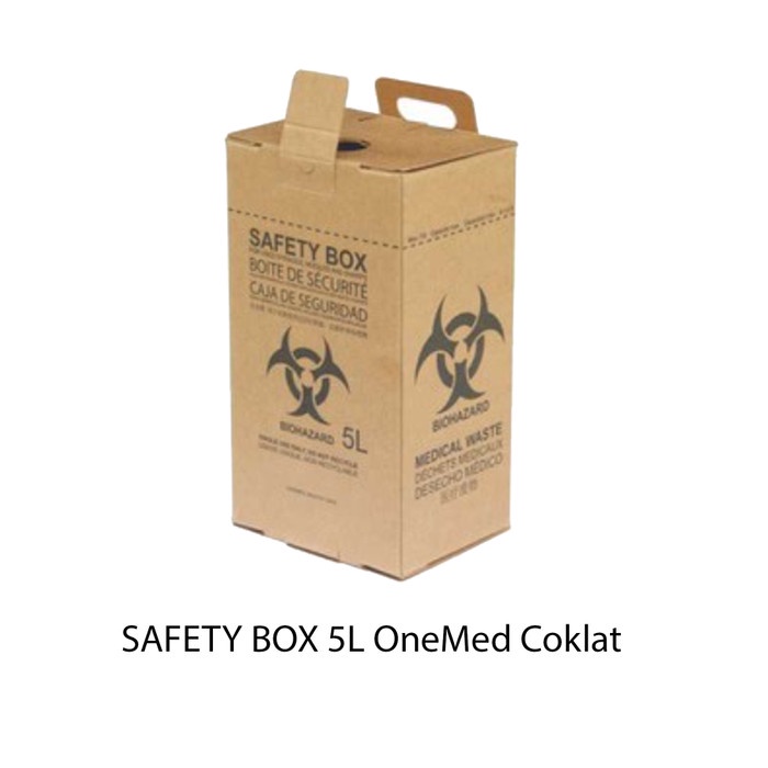 Jual Onemed Safety Box Medis 5 Liter / Box Medis Biohazard | Shopee ...