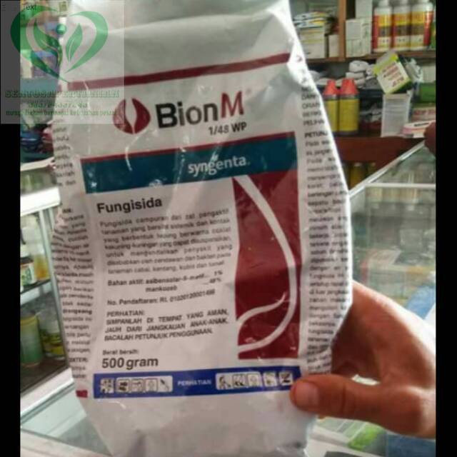 Jual fungisida sistemik dan kontak BION M 1/48 WP 500gram dari SYNGENTA ...
