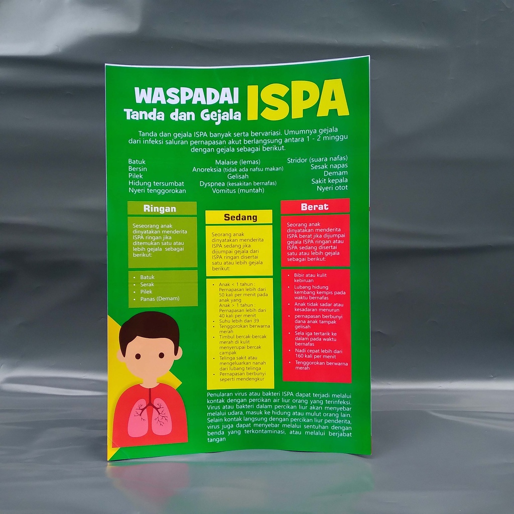 Jual Poster : Waspadai ISPA | Shopee Indonesia