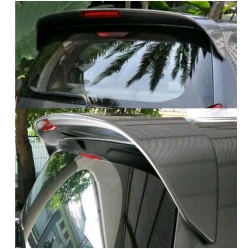 Jual Rear spoiler kijang innova LUXURY 2005 - 2015 plastic abs cat ...