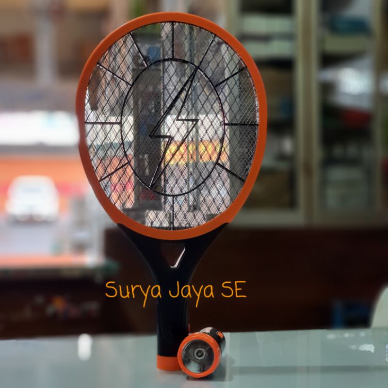 Jual Raket Nyamuk Cas + Senter Sivicom SV-091 | Shopee Indonesia