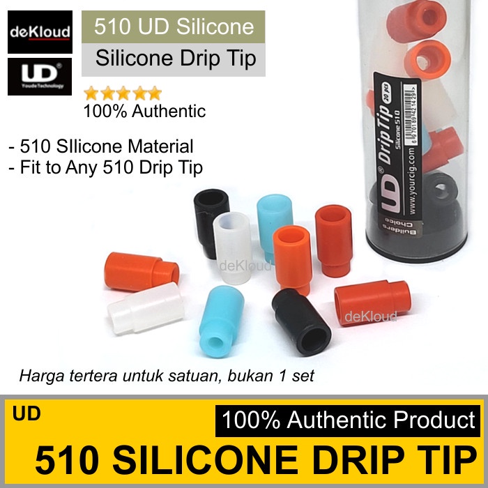 Jual Authentic UD 510 Silicon Drip Tip | driptip hadaly haku origin pnp ...