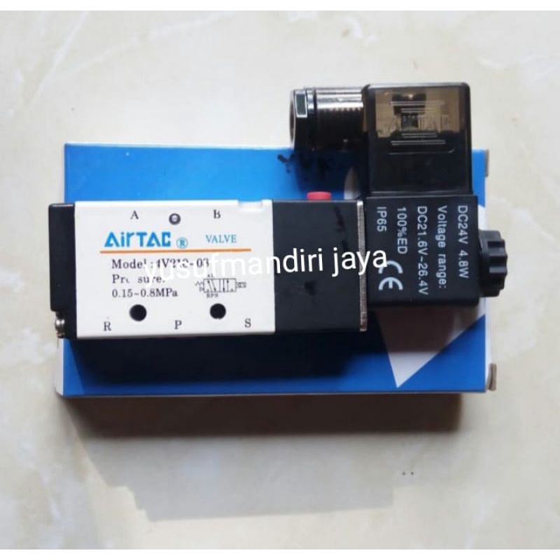 Jual solenoid valve 4v210-08 airtac-24v dc | Shopee Indonesia