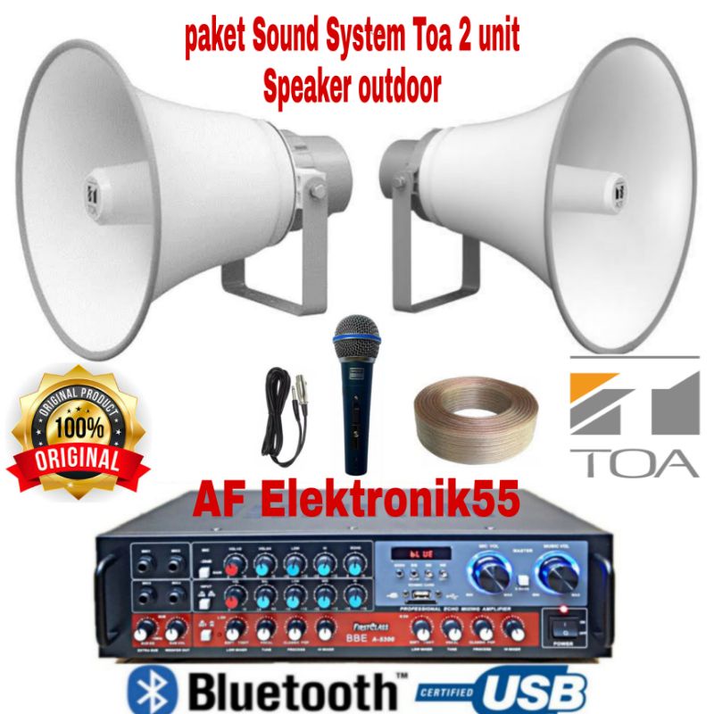 Jual Paket sound system toa masjid atau musholla 2 corong toa outdoor ...