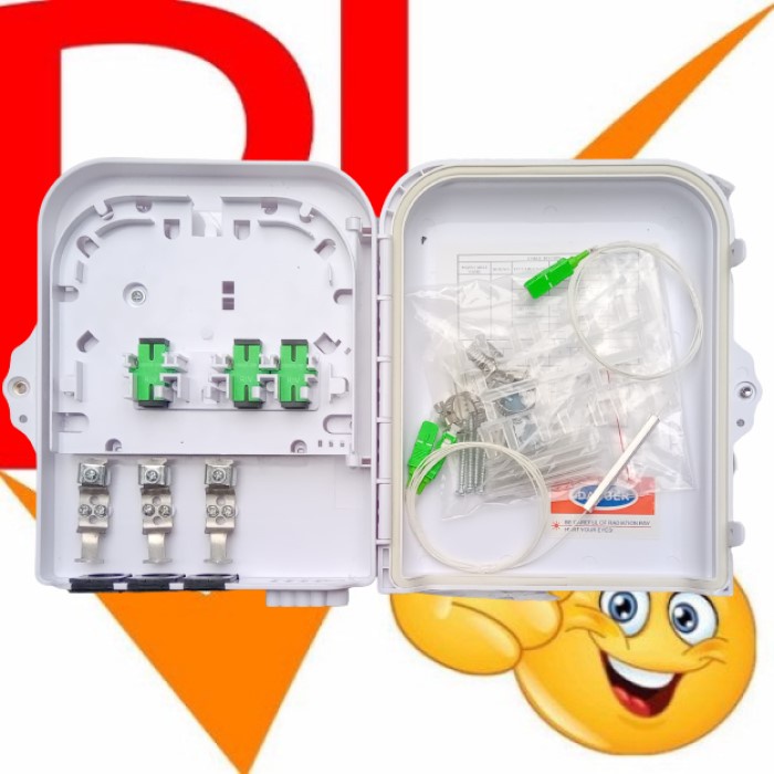 Jual ODP 8 core Kosongan 8c Lengkap Splitter Adapter SC 8Core FAT Fiber ...
