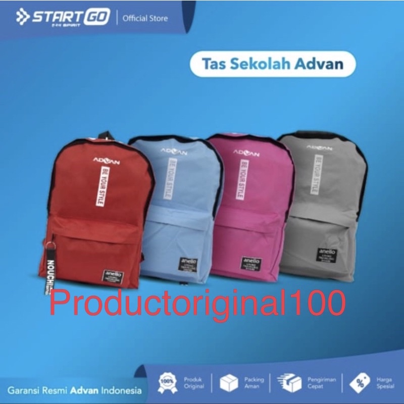 Jual Advan Tas Sekolah Anak Multifungsi Kuat dan Nyaman Original ...