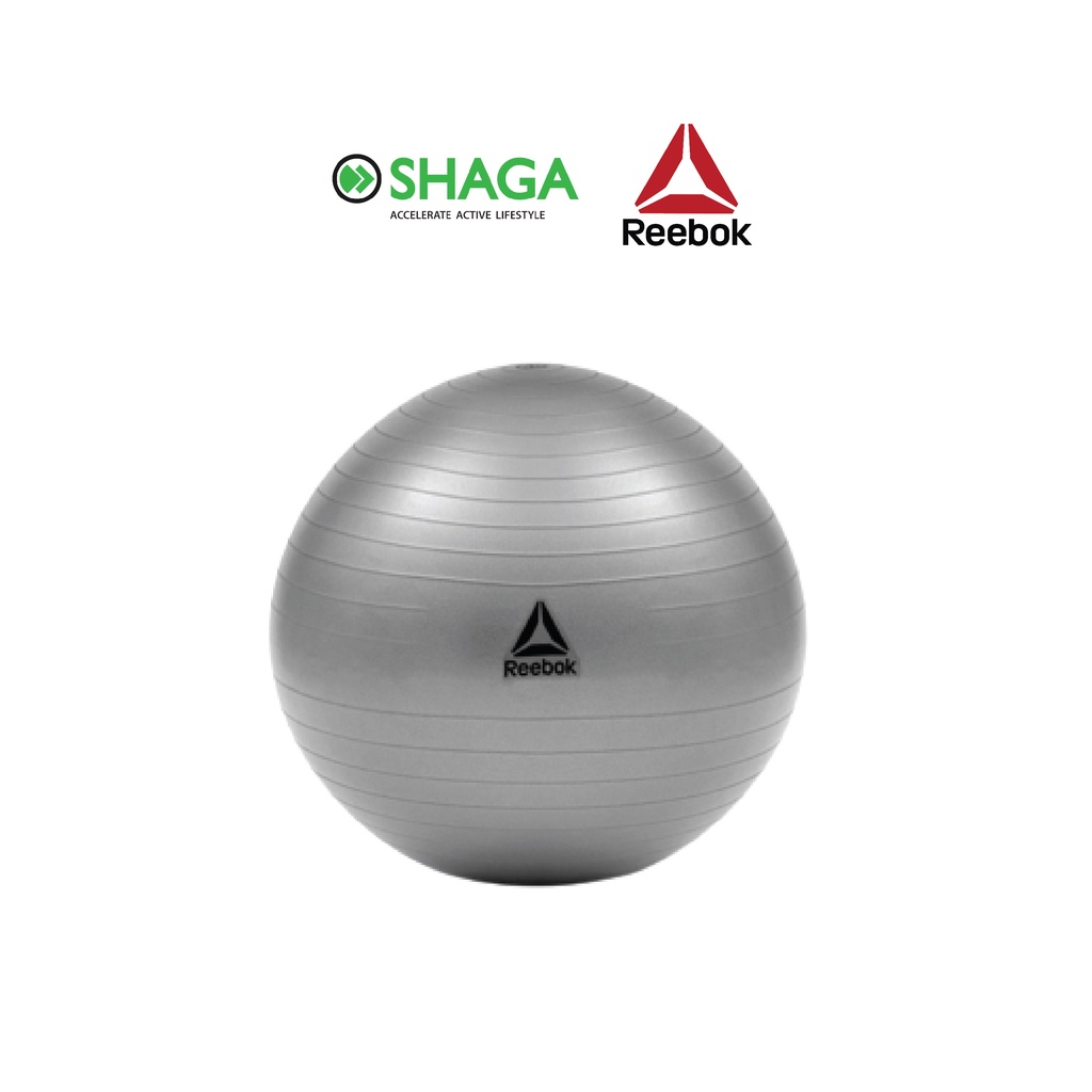 Jual Shaga - Bola Gym Abu Abu - Reebok Gym Ball Grey 65 cm Gymball ...
