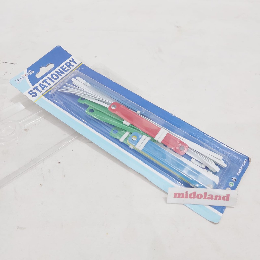 Jual acco paper fastener pengikat penjilid jilid tulang binder clip ...