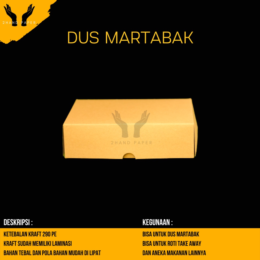 Jual Box Martabak / Dus Martabak / Box Donat isi 4 / Paper Lunch Box ...