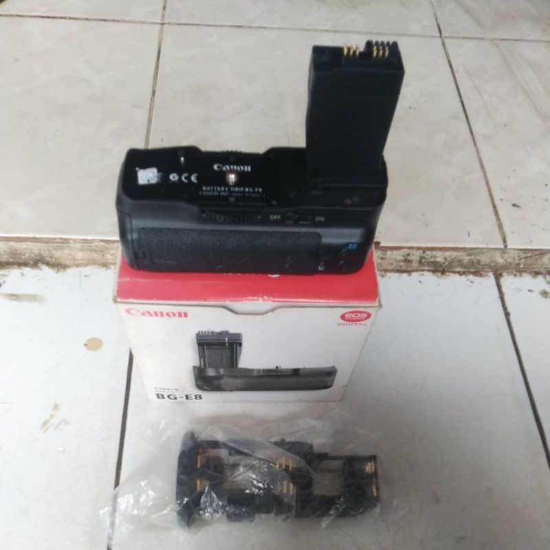 Jual Batre grip baterai grip vertikal grip BG Canon bg e5veos 450d 500d 1000d 500d | Shopee ...
